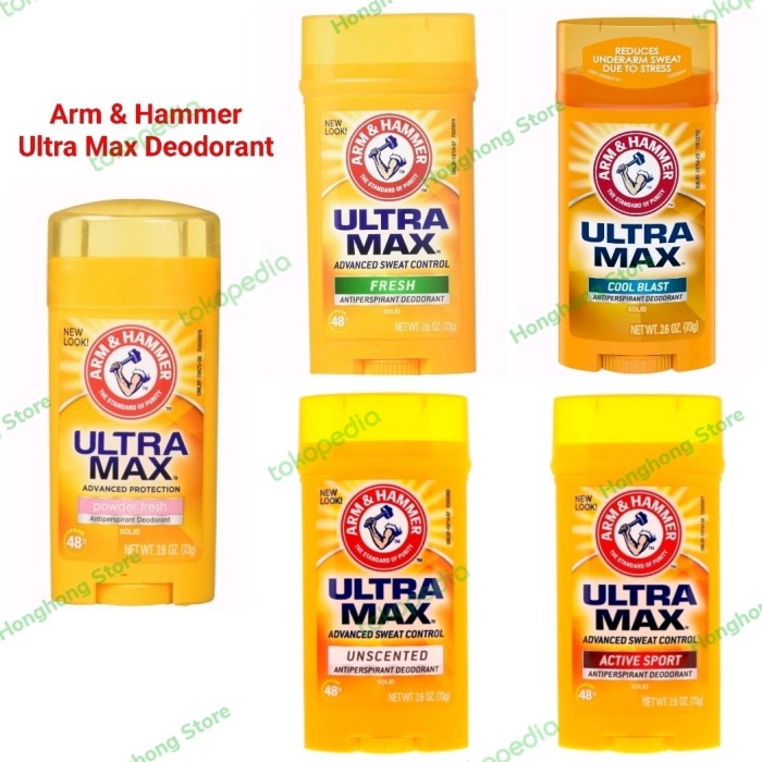 Jual ARM AND HAMMER ULTRA MAX DEODORANT 73 GR | Shopee Indonesia