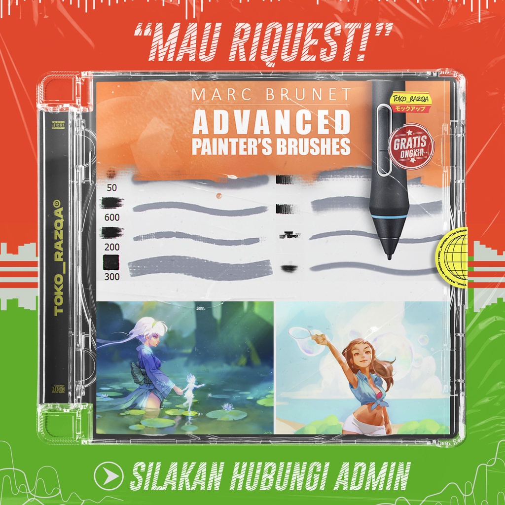 Jual Marc Brunet's Advanced Painter's Photoshop Brushes PS Brushes | Shopee Indonesia