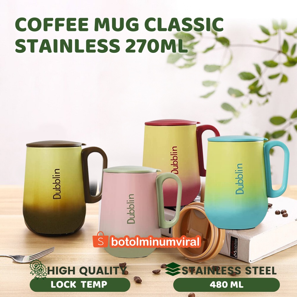 Jual Mug Tumblr Coffee Teh Stainless Panas Dingin Hadiah Aesthetic ...