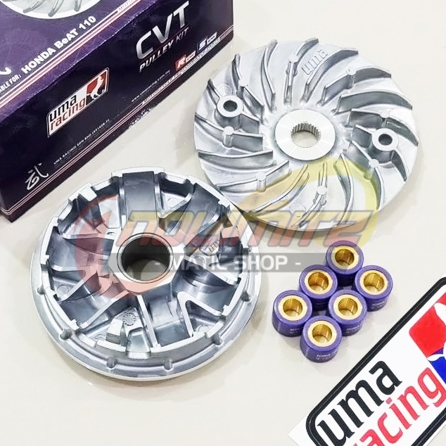 Jual Pulley Uma Racing Rumah Roller CVT Set 13gr Beat Vario Scoopy 110 ...
