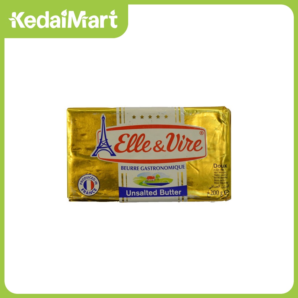 Jual E&V Butter Unsalted 200 Gram | Shopee Indonesia