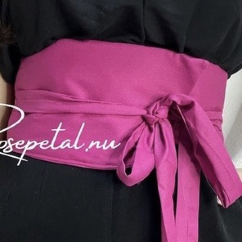 Jual Obi Belt Colorful BIGSIZE / obi belt plus size JUMBO / ikat ...