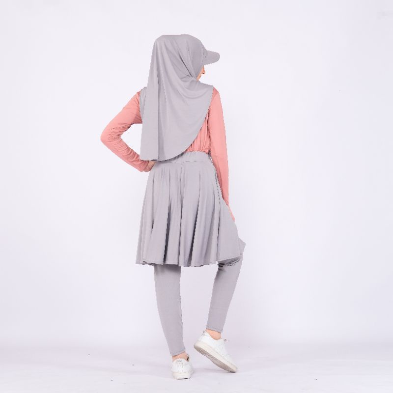 Jual Legging Rok Olahraga Wanita Skirt Sport Jogging Renang Sepeda Lari ...