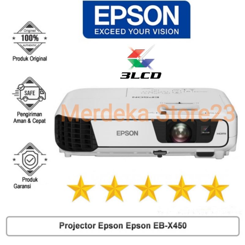 Jual PROYEKTOR EPSON EB-X450 | PROJECTOR EB X450 HDMI XGA | Shopee ...