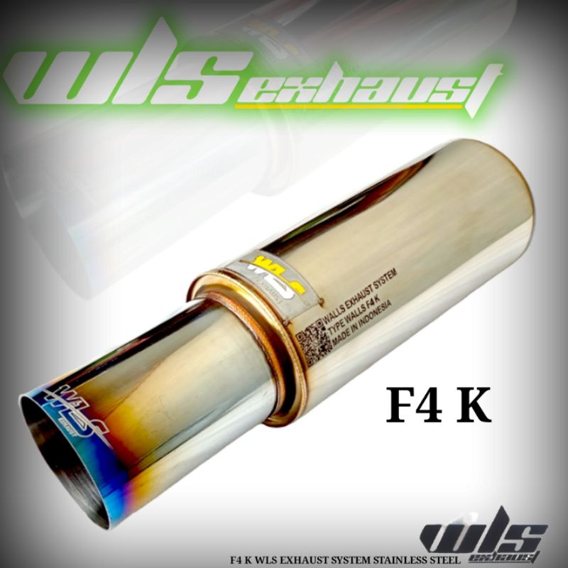 Jual Knalpot Mobil F4 K Wls Exhaust System Stainless Steel Shopee Indonesia