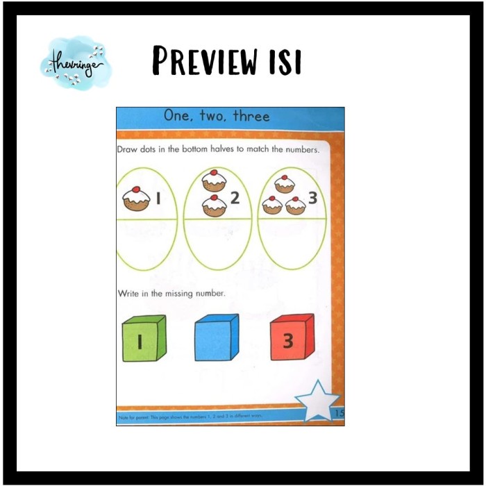 Jual Gold Stars Starting Maths Age 3-5 Preschool Exercise Book W ...