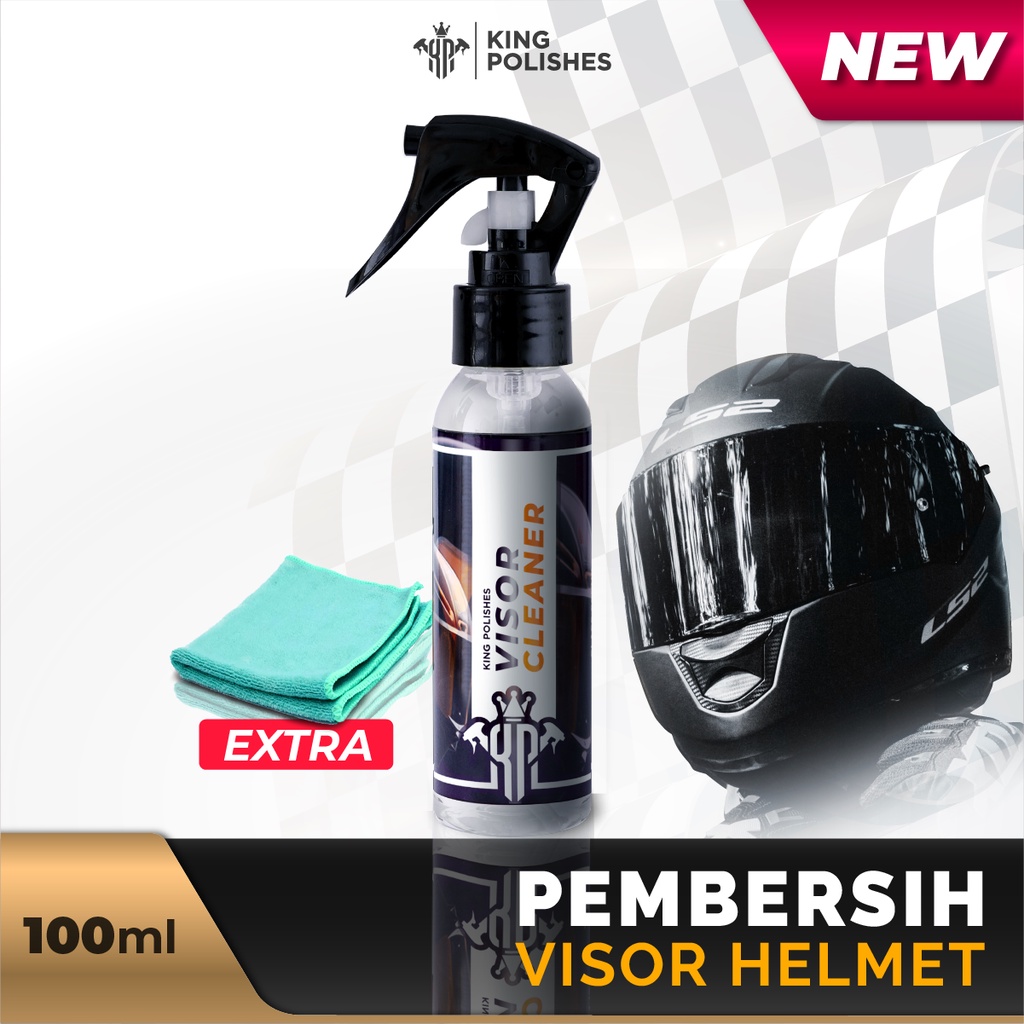 Jual KING POLISHES Visor Cleaner Cairan Pembersih Visor Helm Motor ...