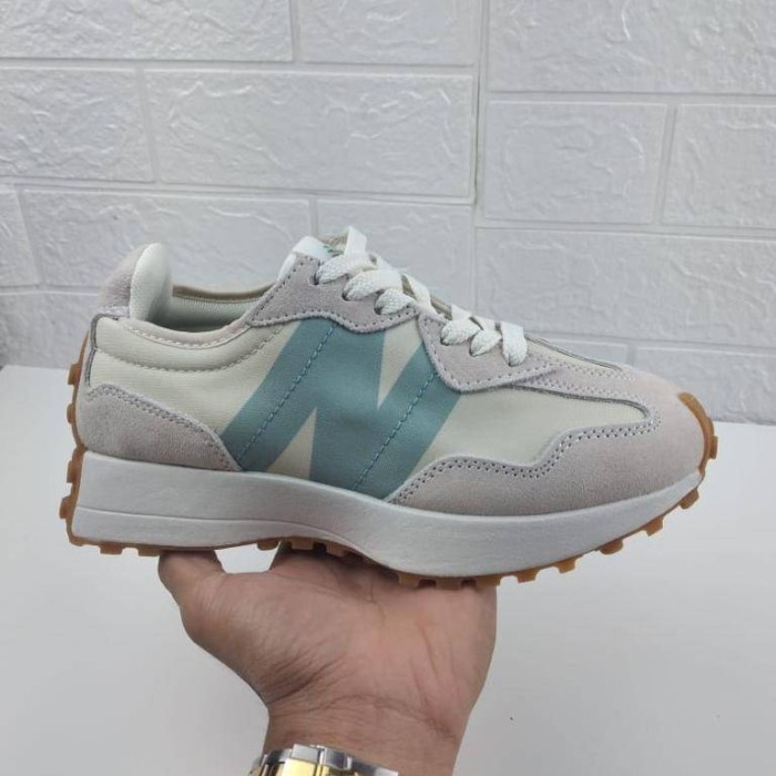 Jual Sepatu Pria/Wanita Nb New Balance 327 Grey Blue Women Premium ...