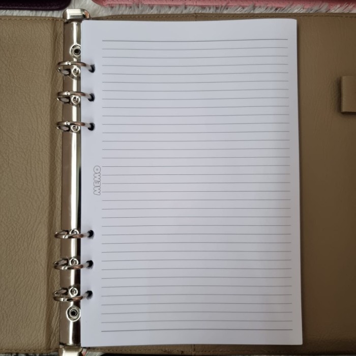 Jual KERTAS BINDER LOOSE LEAF A5 (RING 6) 50 LEMBAR 70GSM | Shopee ...