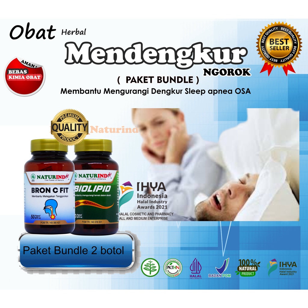 Jual Obat Mendengkur Ngorok Sleep apnea OSA Obstructive Sleep Apnea ...