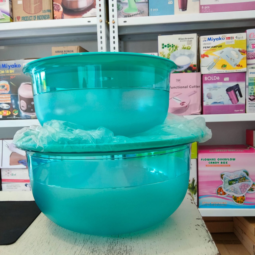 Jual Tupperware Set Classy Crystalline Dengan Inner Box - Biru | Shopee ...