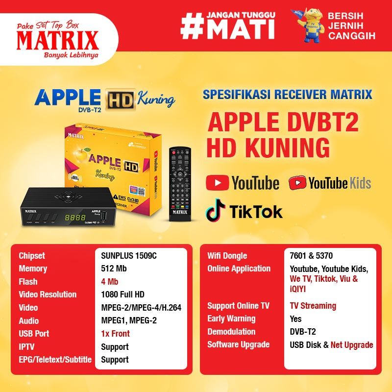 Jual STB matrix kuning SNI | Shopee Indonesia