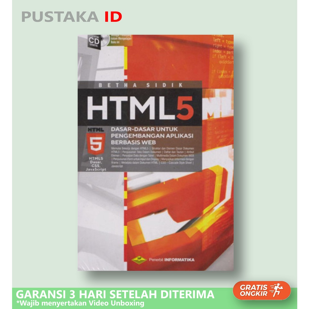 Jual Buku HTML 5 ( Dasar- dasar pengembangan aplikasi berbasis web ...