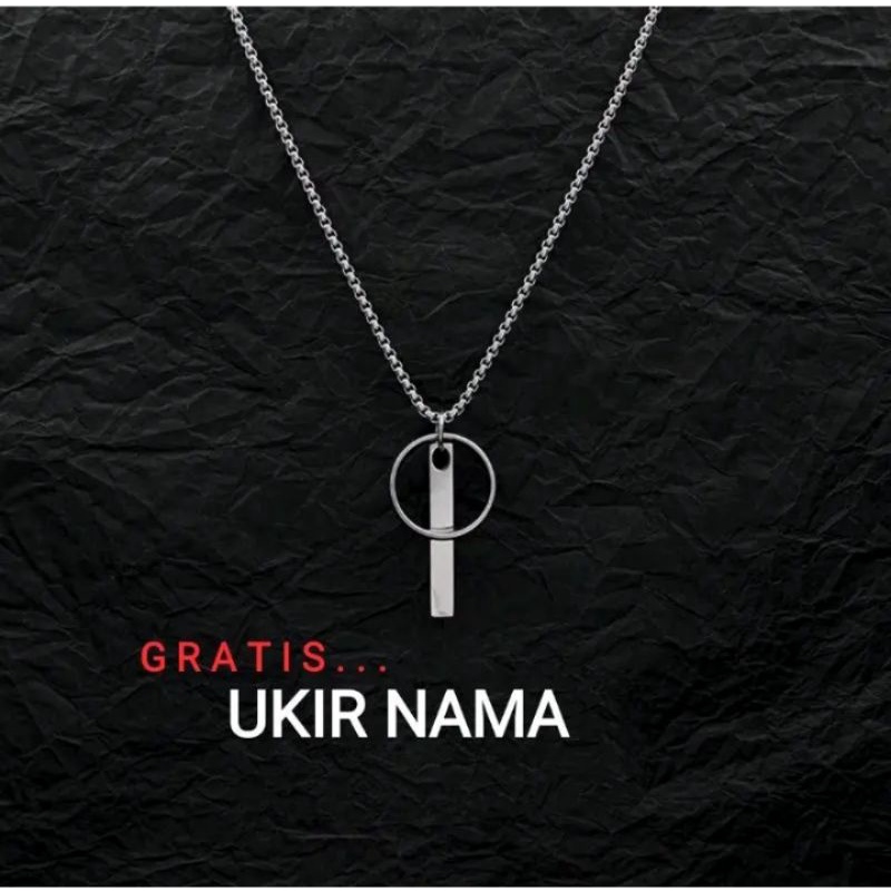Jual KALUNG PRIA TITANIUM STAINLESS STEEL PRIA DAN WANITA MODEL RANTAI ...