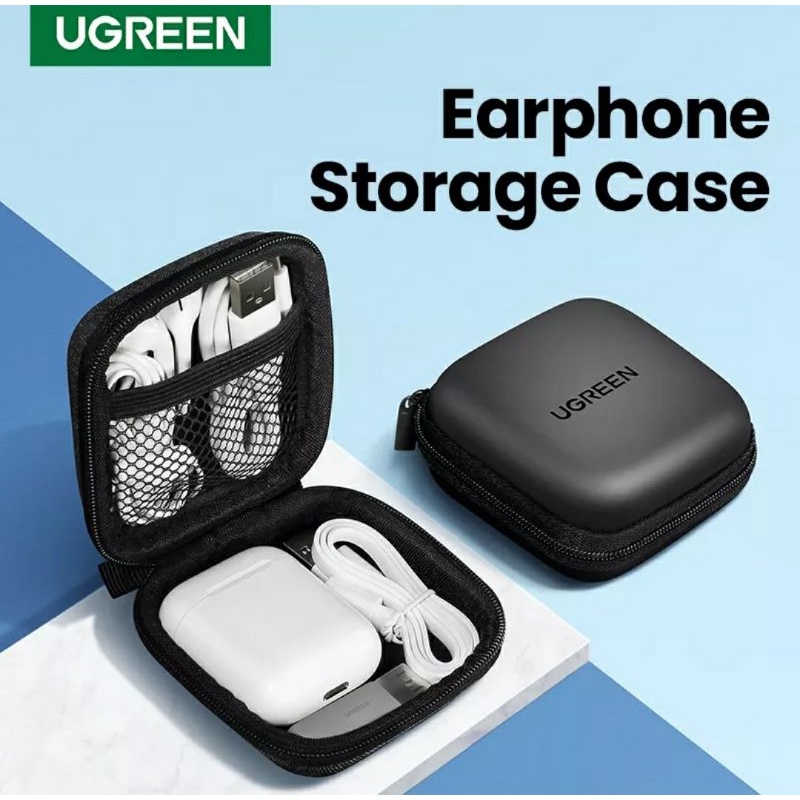Jual UGREEN EVA Bag Headset Case Storage Tempat Earphone Kabel | Shopee ...
