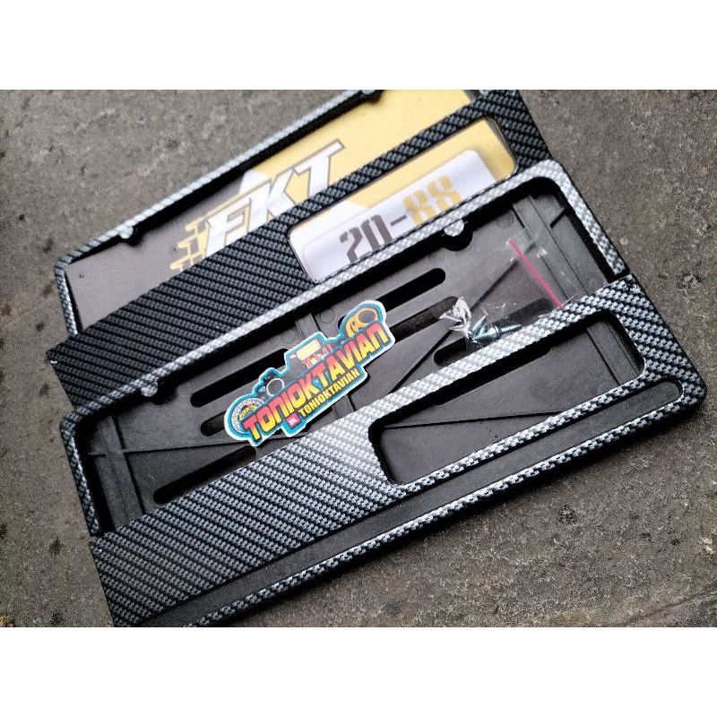 Jual Bingkai plat nomor motor karbon carbon bingkai plat no motor ...