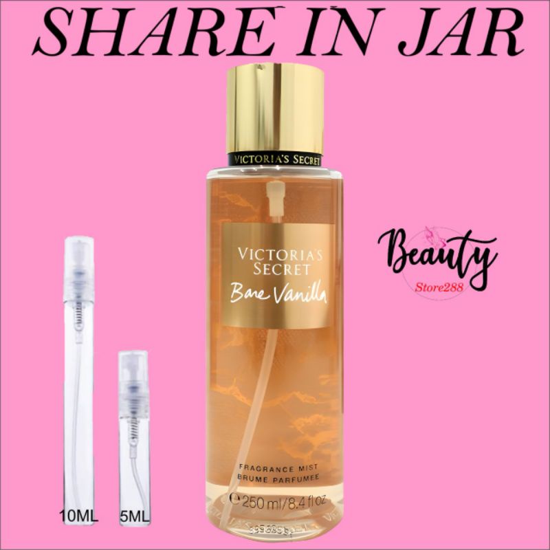 Jual Share in jar Body Mist Victoria's Secret Bare Vanilla | Shopee ...