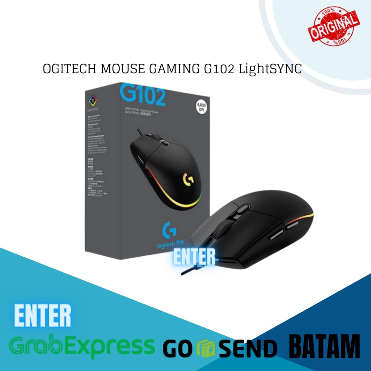 Jual Logitech G102 Prodigy Gaming Mouse Original Garansi Resmi | Shopee Indonesia