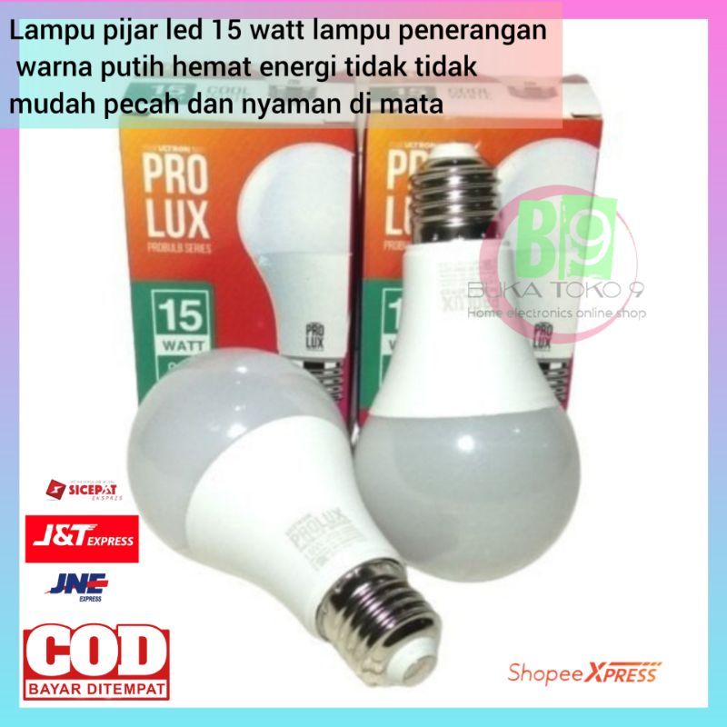 Jual Lampu pijar led 15 watt lampu penerangan warna putih hemat energi ...
