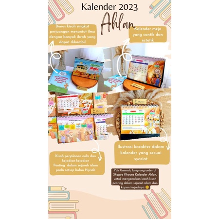 Jual Kalender Ahlan 2023 Tanggalan Hijriyah dan Masehi | Shopee Indonesia