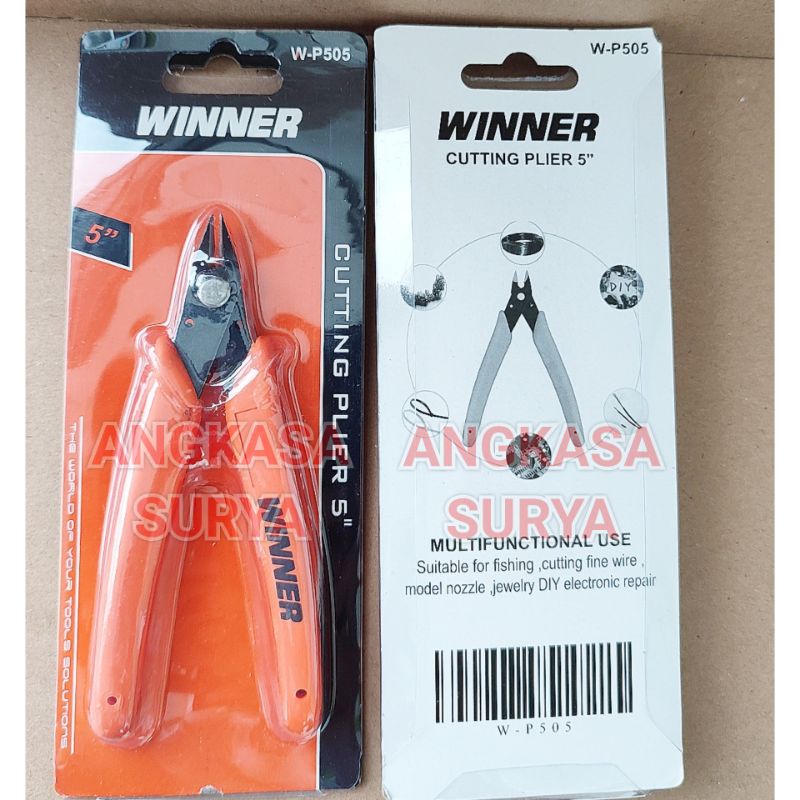 Jual Tang Potong 5 Inch 5" WINNER P505 Original / Micro Nipper P 505 ORIGINAL Tang Potong ...