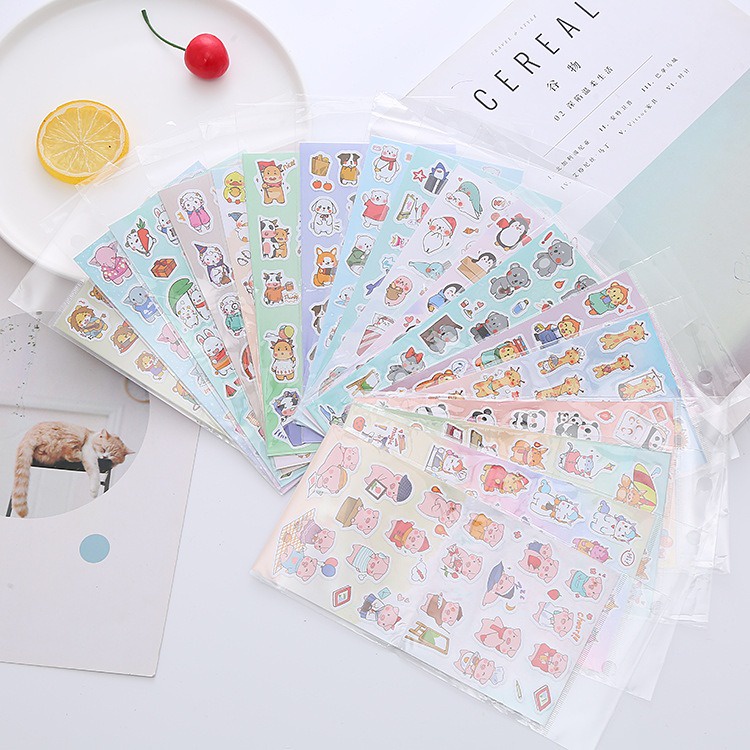Jual Gannise Stiker Sticker Tempel Motif Boneka Hewan GN-ST0090 ...