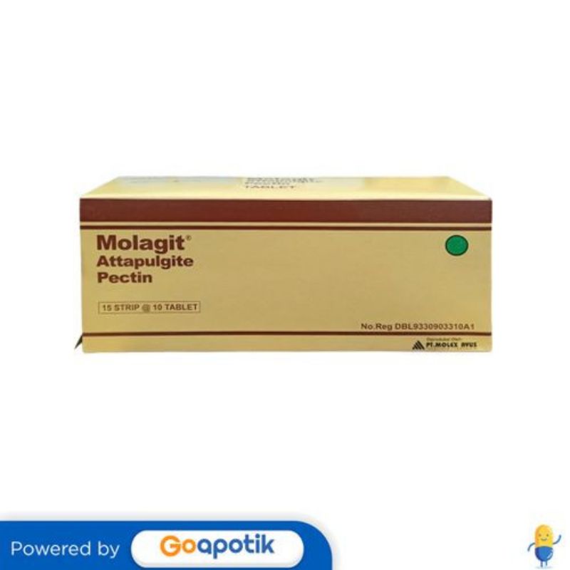 Jual molagit box isi 150 tablet / obat diare murah | Shopee Indonesia
