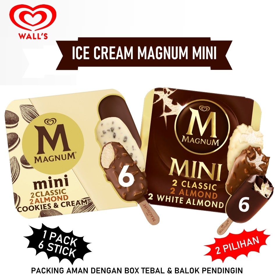 Jual Ice Cream / Es Krim Magnum Mini Multipack Walls | Shopee Indonesia