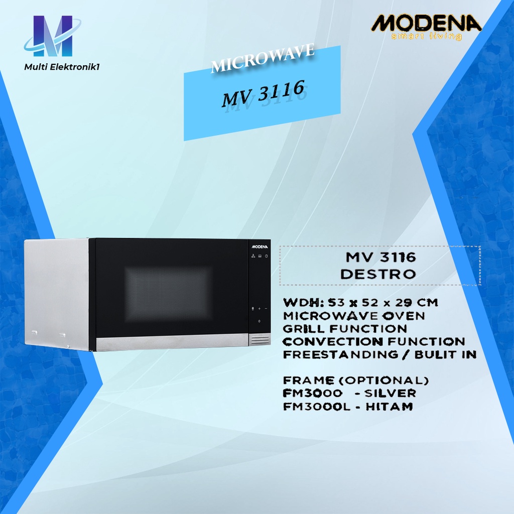 Jual MODENA Microwave Oven - MV 3116 (31 Liters) | Shopee Indonesia