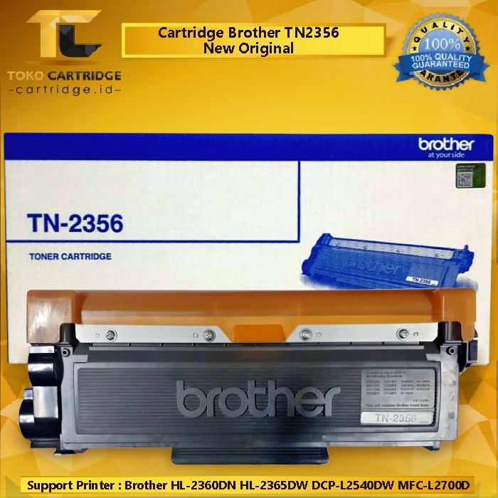 Jual Brother TN-2356 2306 TN2356 TN2306 Toner Original DCP-L2540DW ...