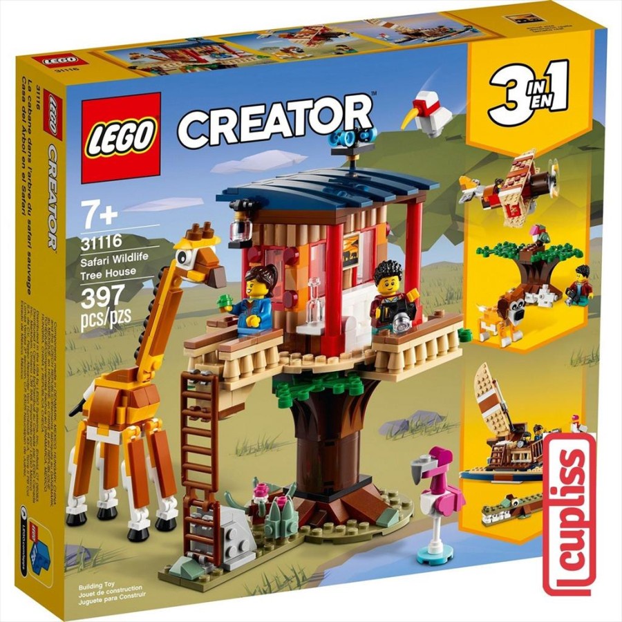 Jual LEGO Creator 31116 Safari Wildlife Tree House (J361) | Shopee ...