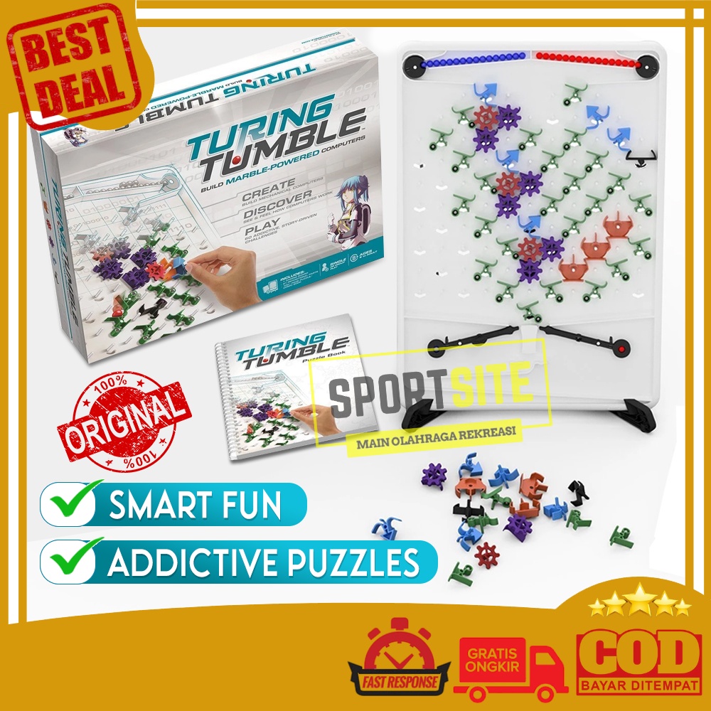 Jual Turing Tumble Board Game Puzzle Toys Count Math Patterns Logic ...