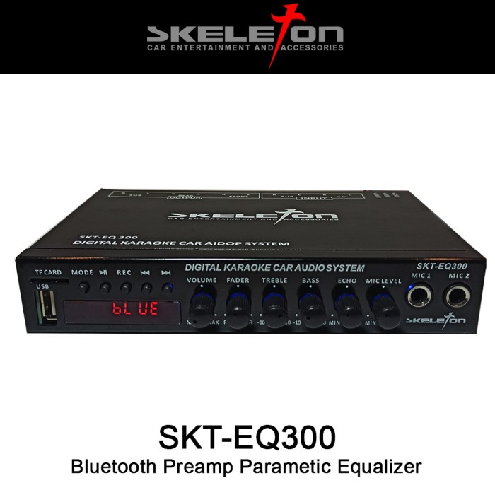 Jual Skeleton Preamp Car Parametric Equalizer Karaoke Bluetooth - SKT ...
