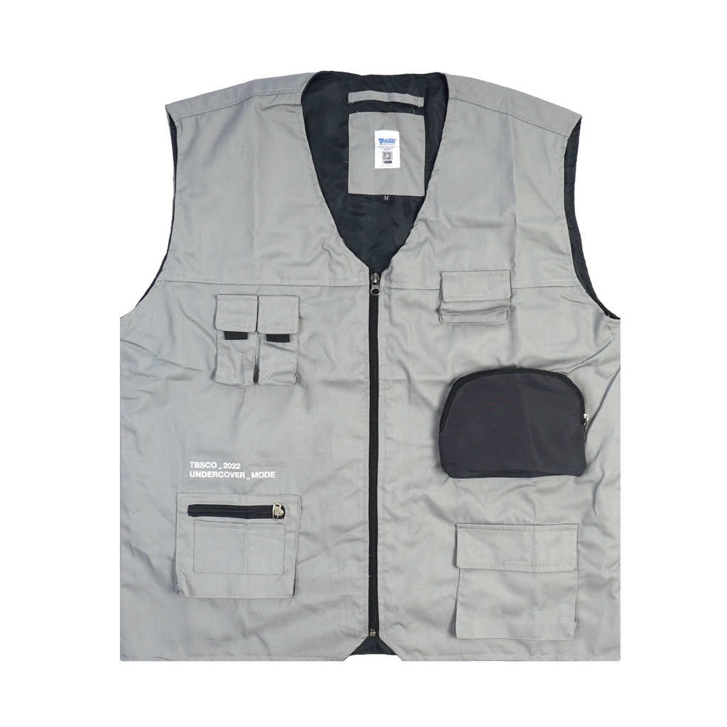 Jual VEST - ROMPI - NECESSARY - BILLIONSTARS - LIGHT GREY | Shopee ...