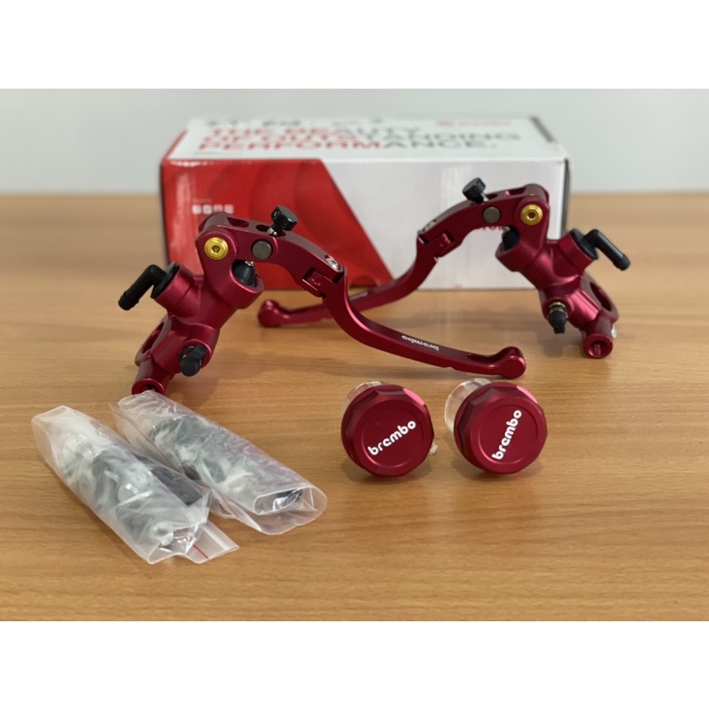 Jual HANDLE MASTER REM 2 TABUNG CNC MODEL RCB FULL WARNA SET KANAN KIRI ...