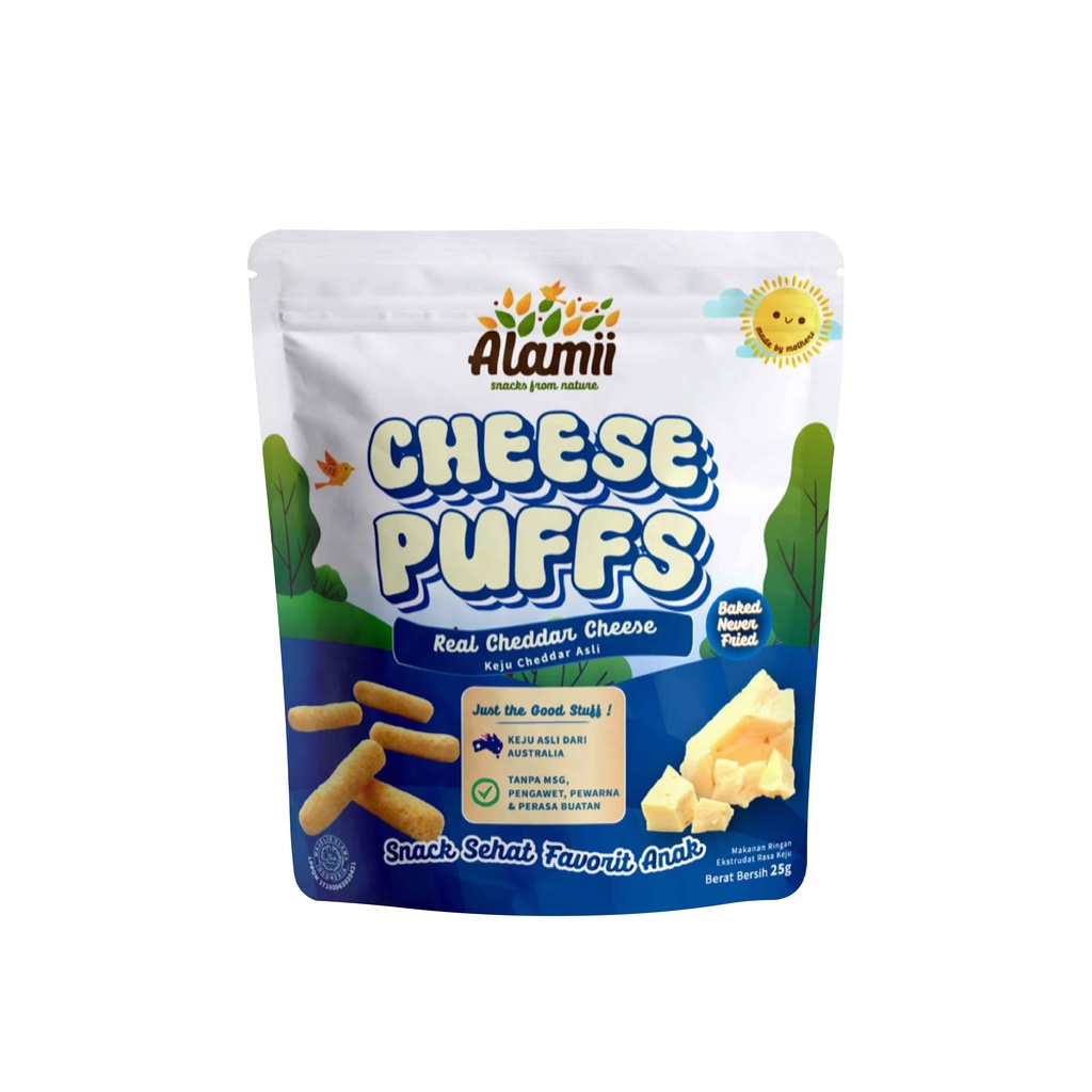 Jual Alamii Puffs Puff Cemilan Snack Sehat untuk Bayi dan Anak 25gr ...