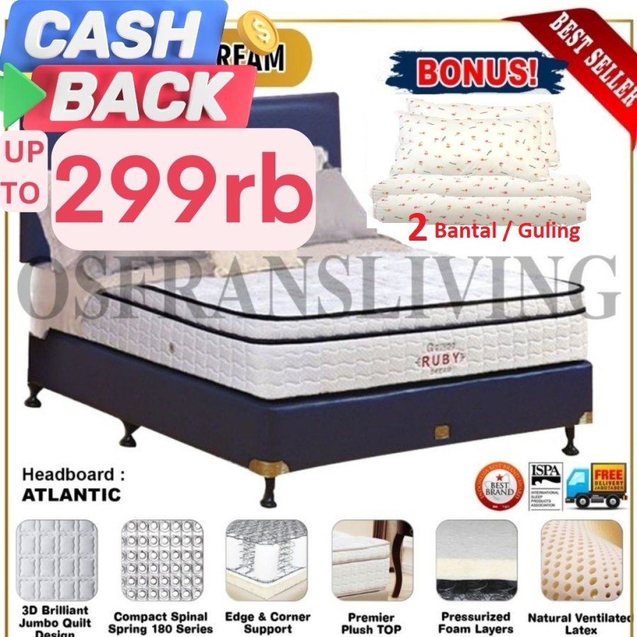 Jual Guhdo Latex Ruby Dream Fullset Atlantic Style Shopee Indonesia