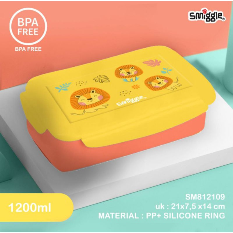Jual Kotak Makan Smiggle Lunch Box Tempat Bento Sekat Bekal Anak ...