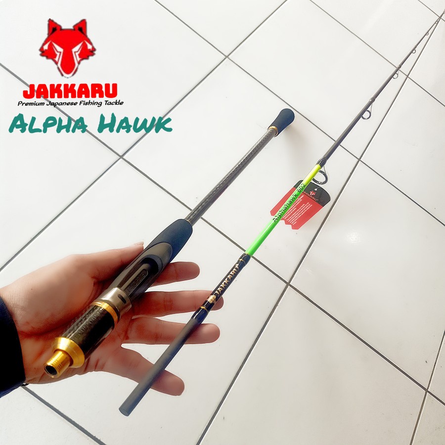 Jual Joran casting / jigging solid blank Jakkaru Alpha hawk Fuji Ringed | Shopee Indonesia