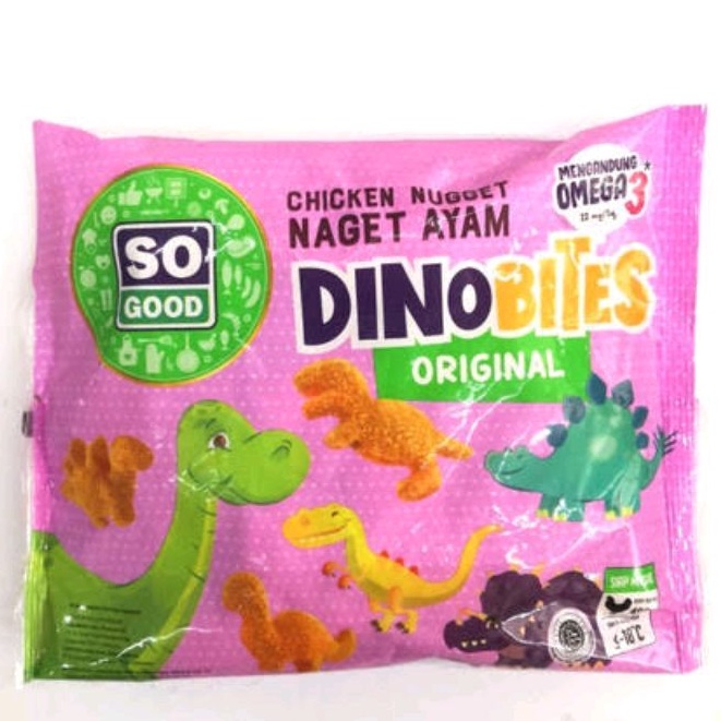 Jual So Good So Good Chicken Nugget Dino Dinobites 400gr | Shopee Indonesia