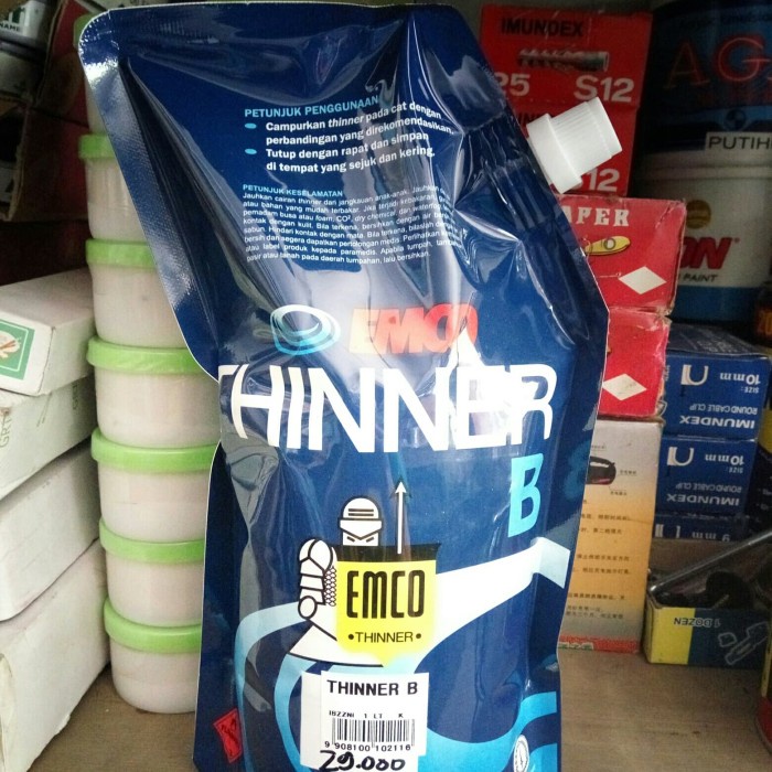 Jual Thinner Thinner B Emco 1 Liter. Thinner Emco Mataram Paint ...
