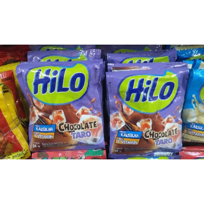 Jual HILO coklat taro 14g x 4 sachet | Shopee Indonesia