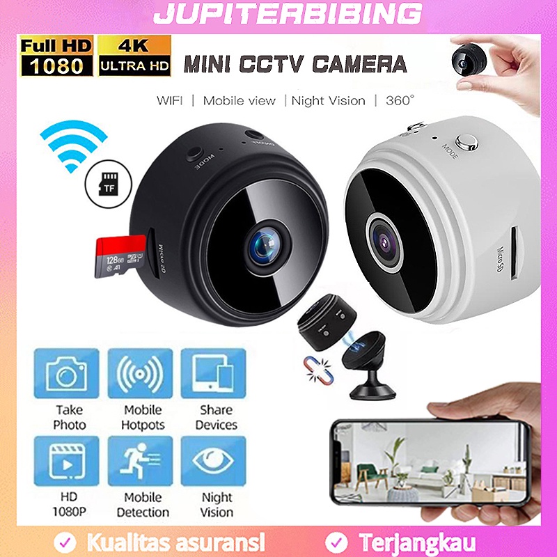 Jual FLASH SHIP! Mini CCTV Camera Wifi A9 IP Camera 360° Wireless A9 HD ...