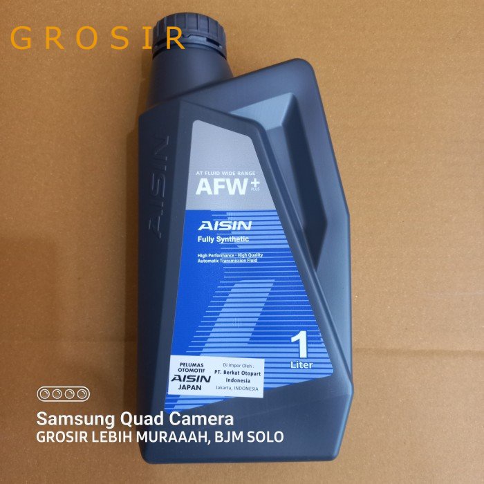 Jual GROSIR : OLI MATIC OLI ATF AFW+ 1L AISIN AT FLUID WIDE RANGE ...