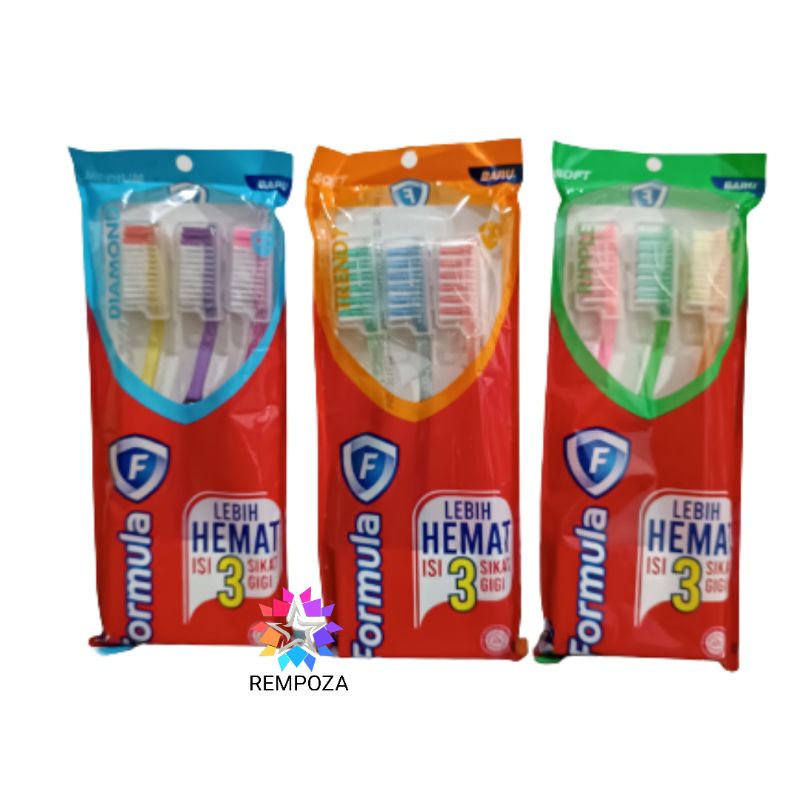 Jual Formula Sikat Gigi Isi 3 | Shopee Indonesia