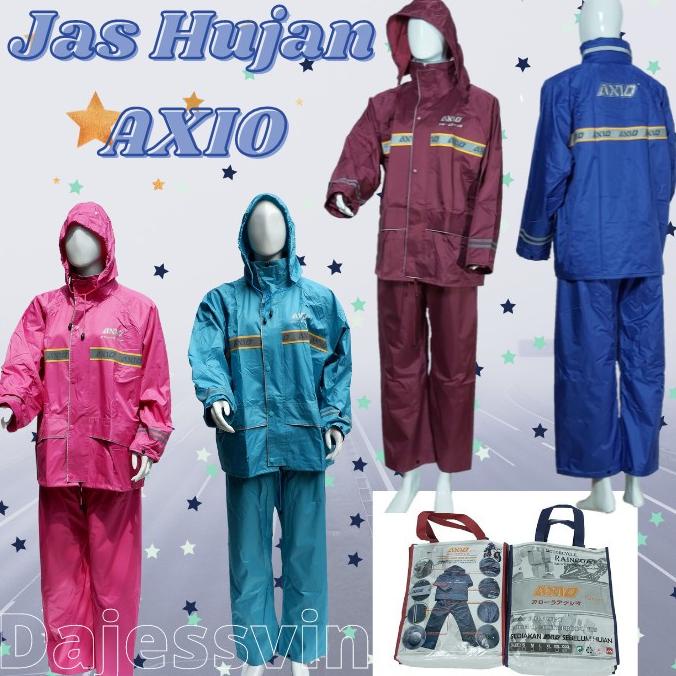 Jual HOT PROMO Jas Hujan AXIO Raincoat Mantel Hujan AXIO ASRIO ASSIO ...