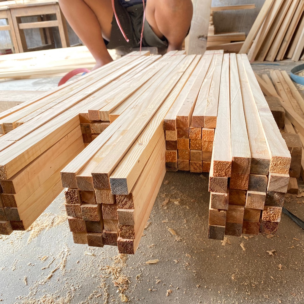 Jual RENG KAYU PINUS 100x3x2 100x2x2 SUDAH DIHAMPLAS HALUS SIAP PAKAI ...