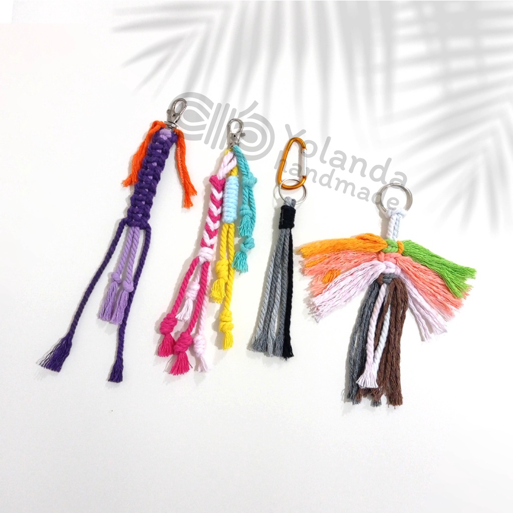 Jual [TERMURAH] Macrame KEYCHAIN atau BAG CHARM Handmade BY Yolanda ...