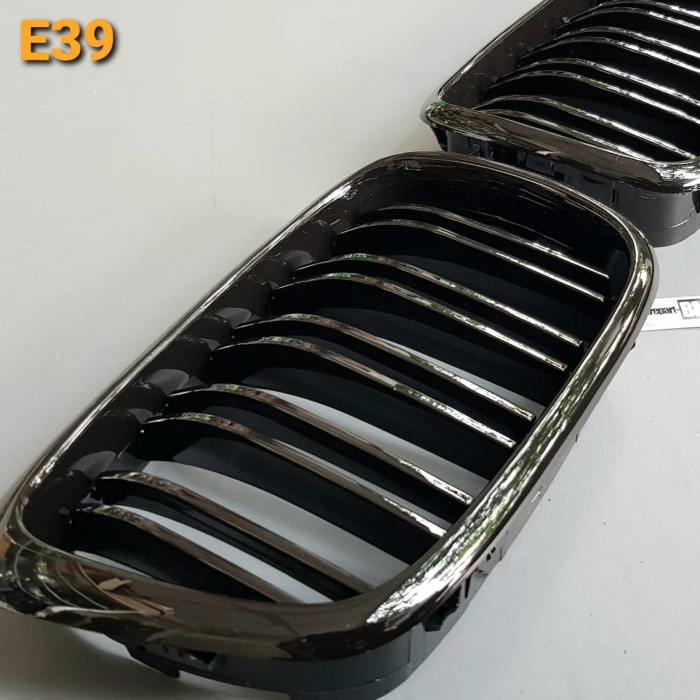 Jual Grill Bmw E39 Black Glossy Double Slat Thn 96-04 | Shopee Indonesia