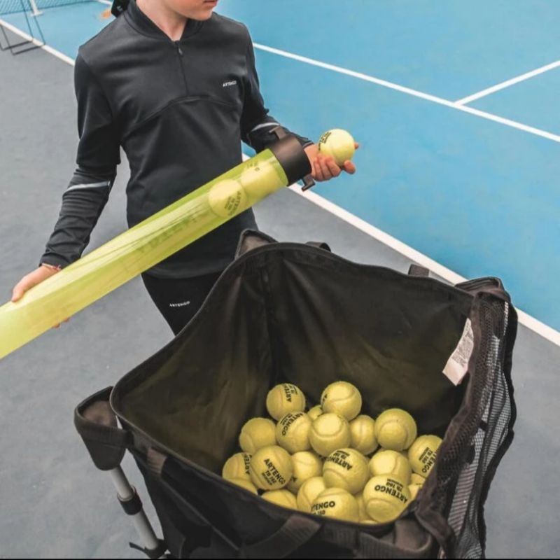 Jual Artengo Keranjang Bola Tenis Rolling Tennis Retrieval Ball Basket ...